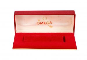 Omega Red Watch Box Vintage