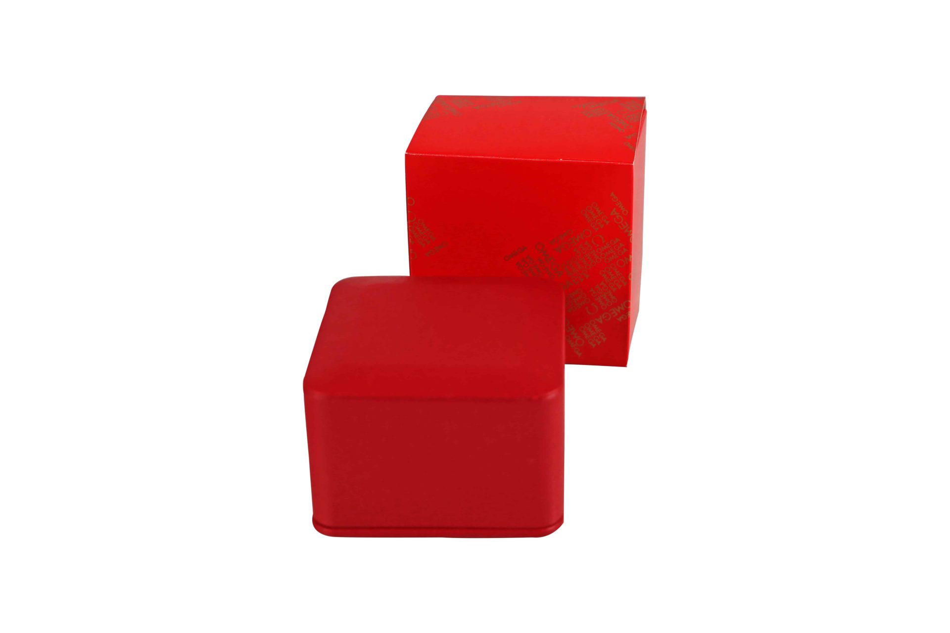 Omega Red Vintage Cuff Watch Box With Outer Box – Rare Watch Parts