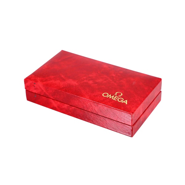 Red Omega Vintage Watch Box