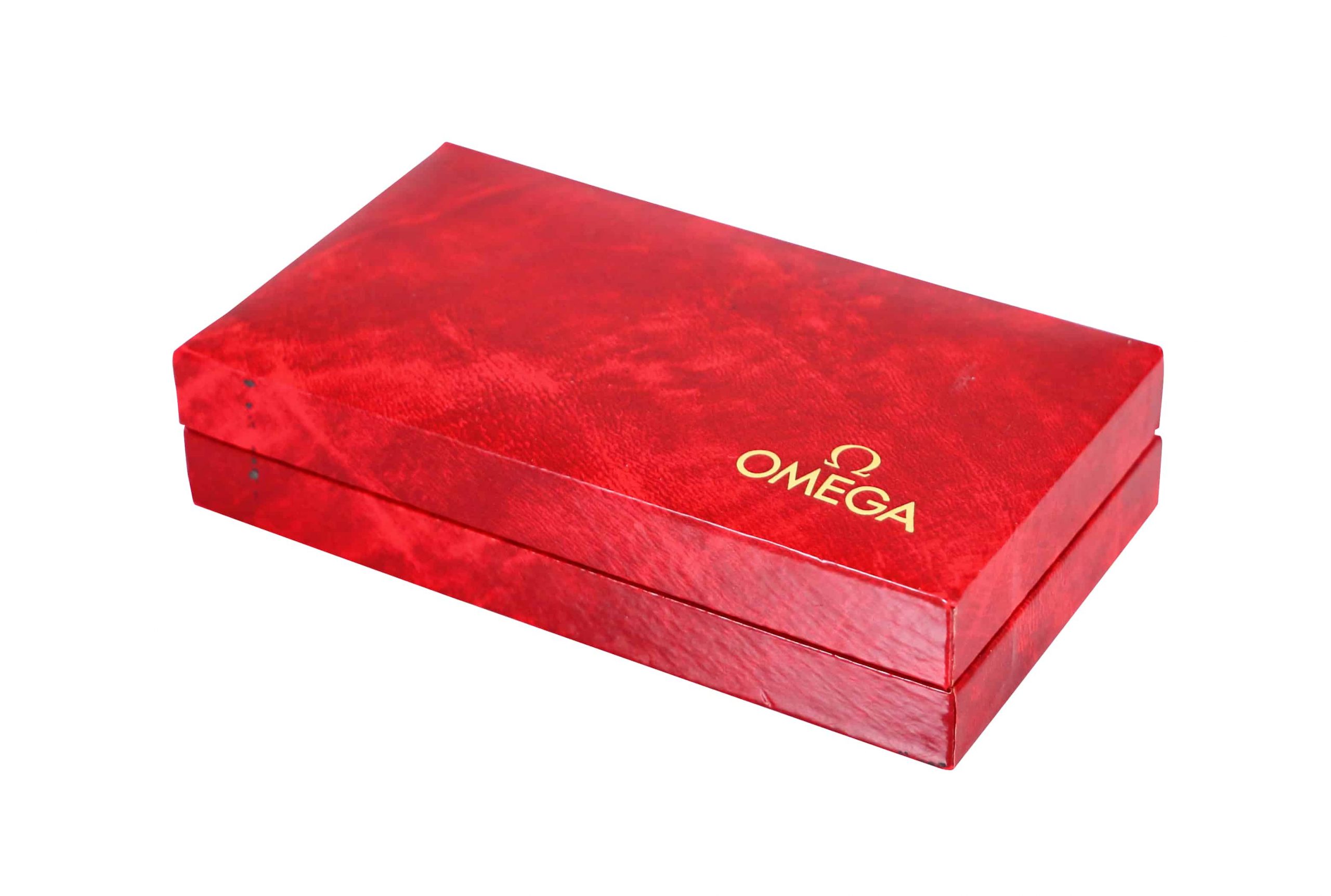 Red Omega Vintage Watch Box