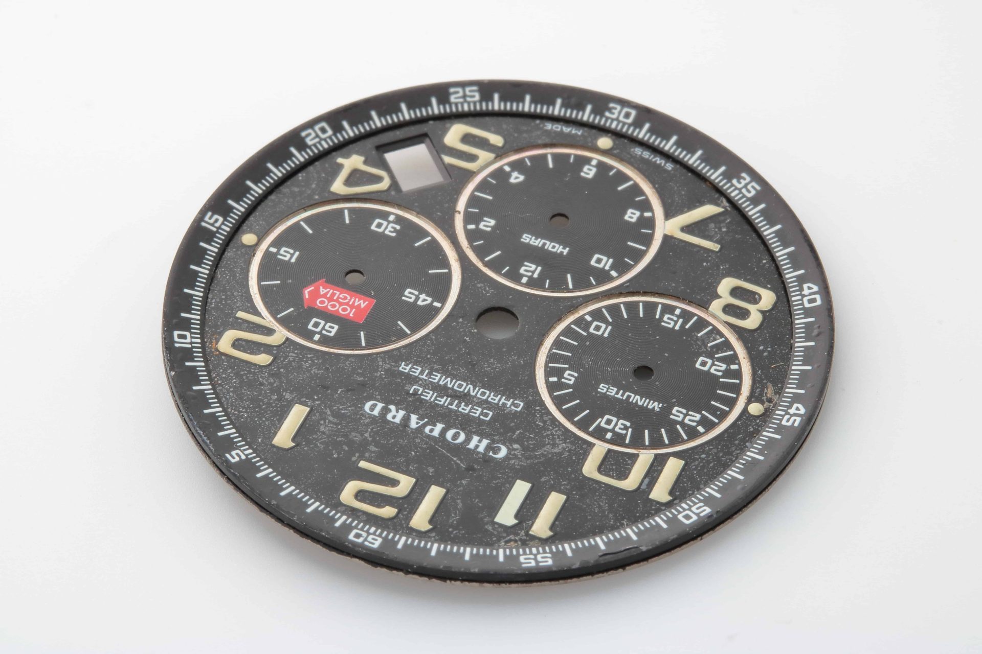 Chopard Chronograph Miglia 1000 Date Dial Watch Part | Rare Watch Parts